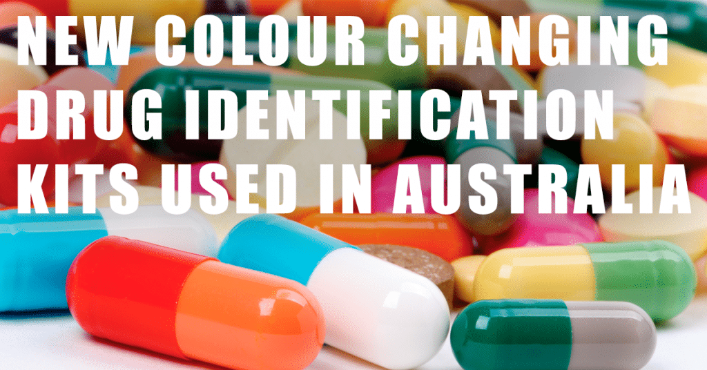 New colour changing drug identification kits used in Australia - DATAC