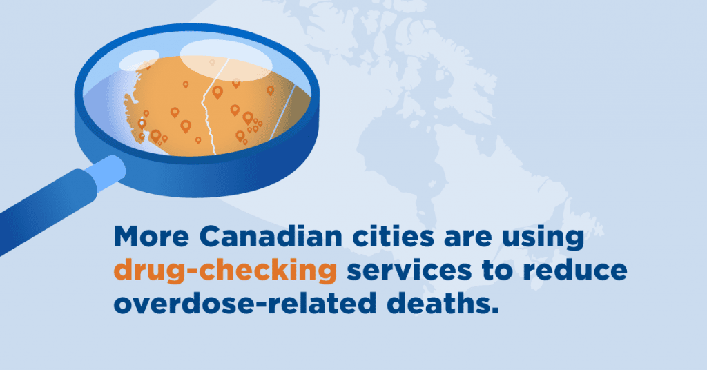 More Canadian cities using drug-checking services - DATAC