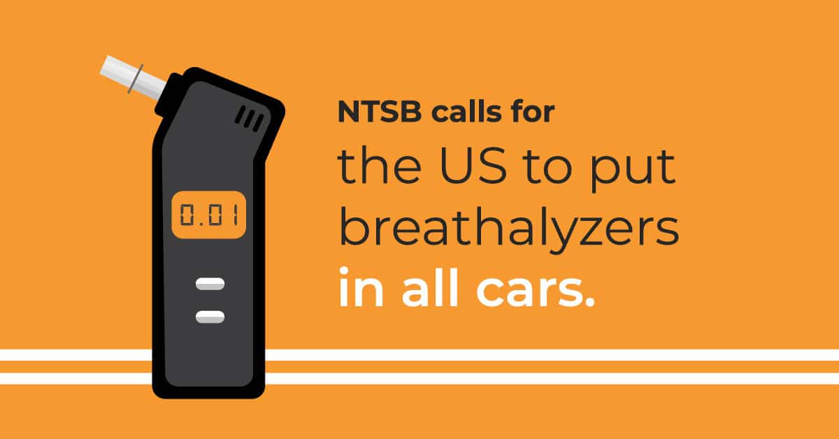 NTSB recommends equipping all new vehicles with blood alcohol ...