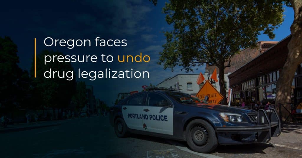 Oregon sees pressure to change drug decriminalization - DATAC