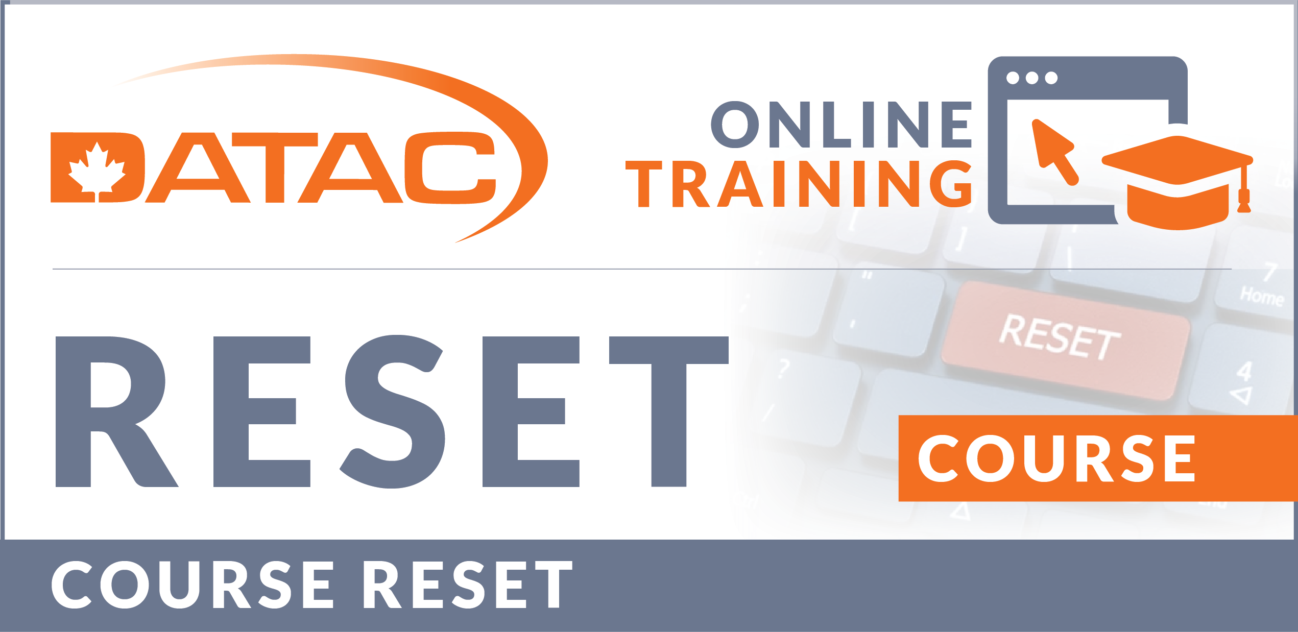 Course Reset - DATAC